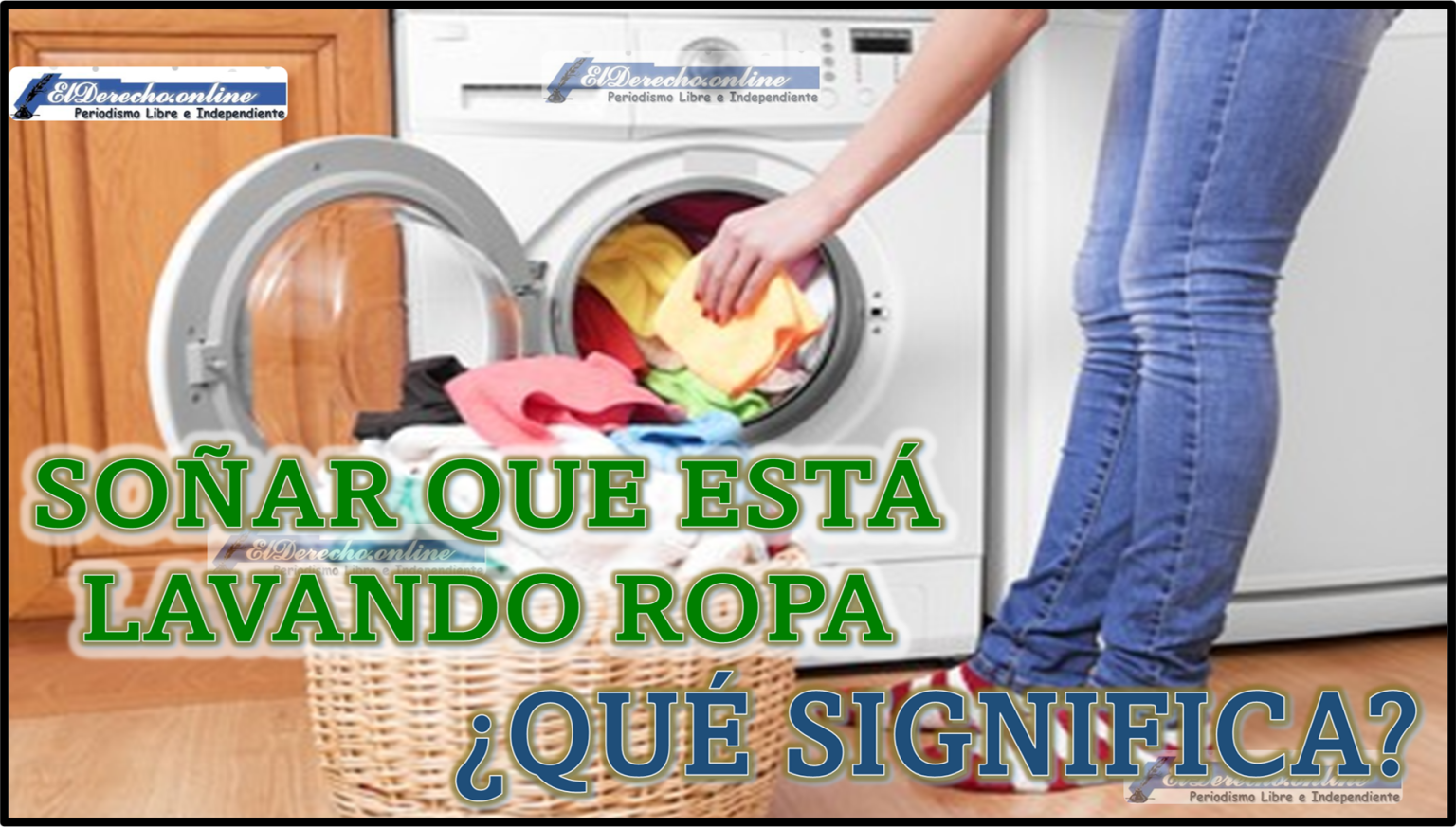 Soñar que está Lavando Ropa ¿Qué significa este sueño? – El Derecho Online
