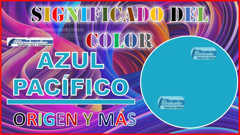 El color Azul Pacífico, significado, origen y más – El Derecho Online
