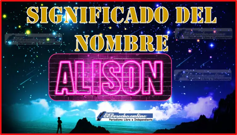 Significado del nombre Alison, su origen y más – El Derecho Online