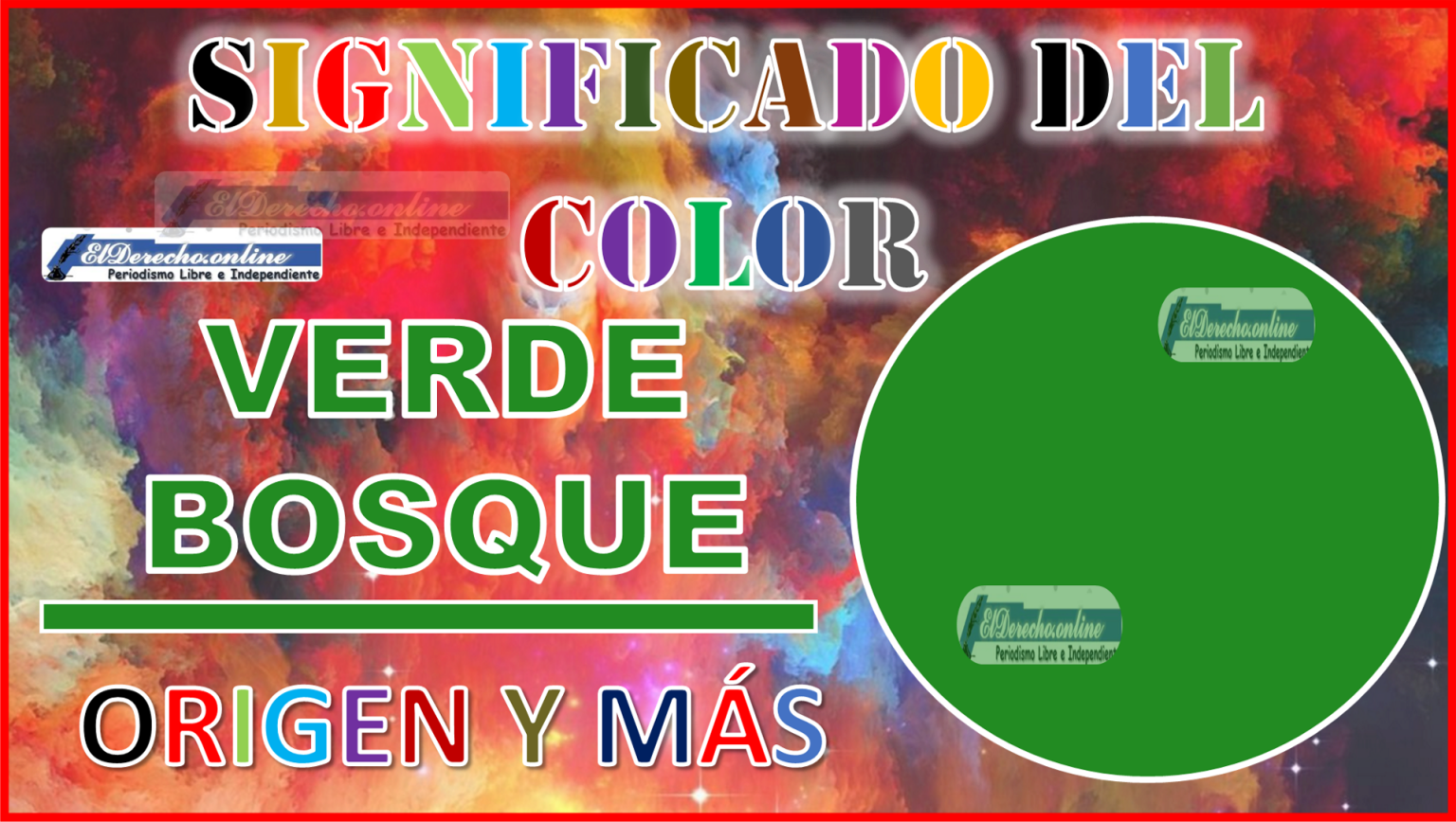 El color Verde Bosque, significado, origen y más – El Derecho Online