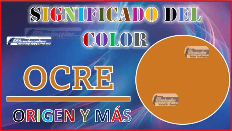 El color Ocre, significado, origen y más – El Derecho Online