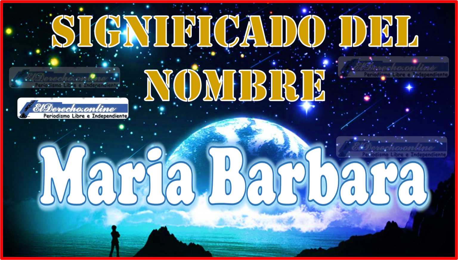 Significado Del Nombre Maria Barbara, Su Origen Y Más 🥇 El Derecho ...